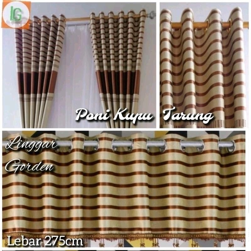 Jual Gordeng Poni Atas Pintu /Hordeng Poni Loster /Gordyn Poni Kupu ...