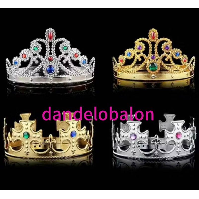 Jual Mahkota Raja dan Ratu | Mahkota Crown King and Queen | Shopee ...