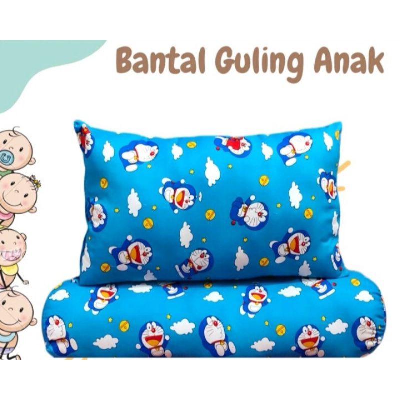 Jual BANTAL GULING ANAK MOTIF DORAEMON WARNA NAVI | Shopee Indonesia