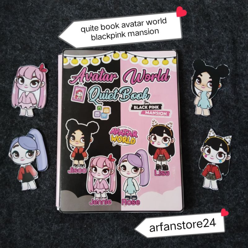 Jual Mainan edukasi anak perempuan toca boca AVATAR WORLD BLACKPINK ...
