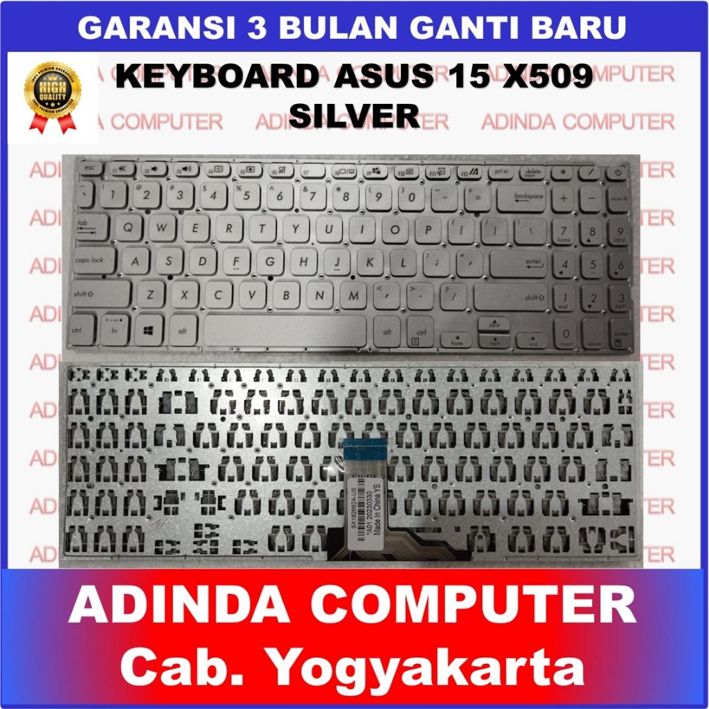 Jual Keyboard Asus Vivobook 15 X509 X516 X512 Silver | Shopee Indonesia