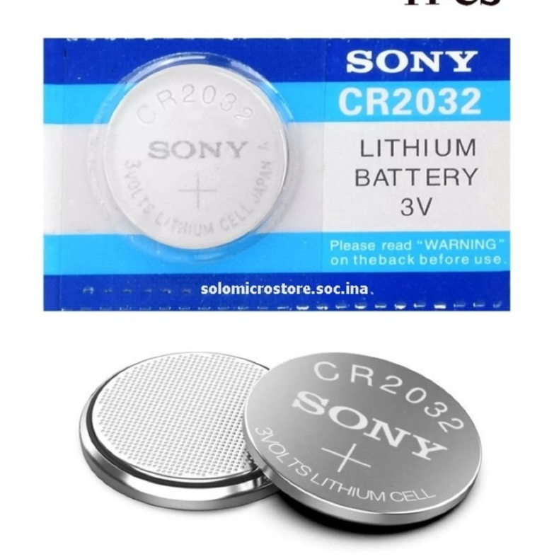 Jual BATERAI CMOS BATTERY CR2032 JAM GEPENG SONY MAXELL PANASONIC ...