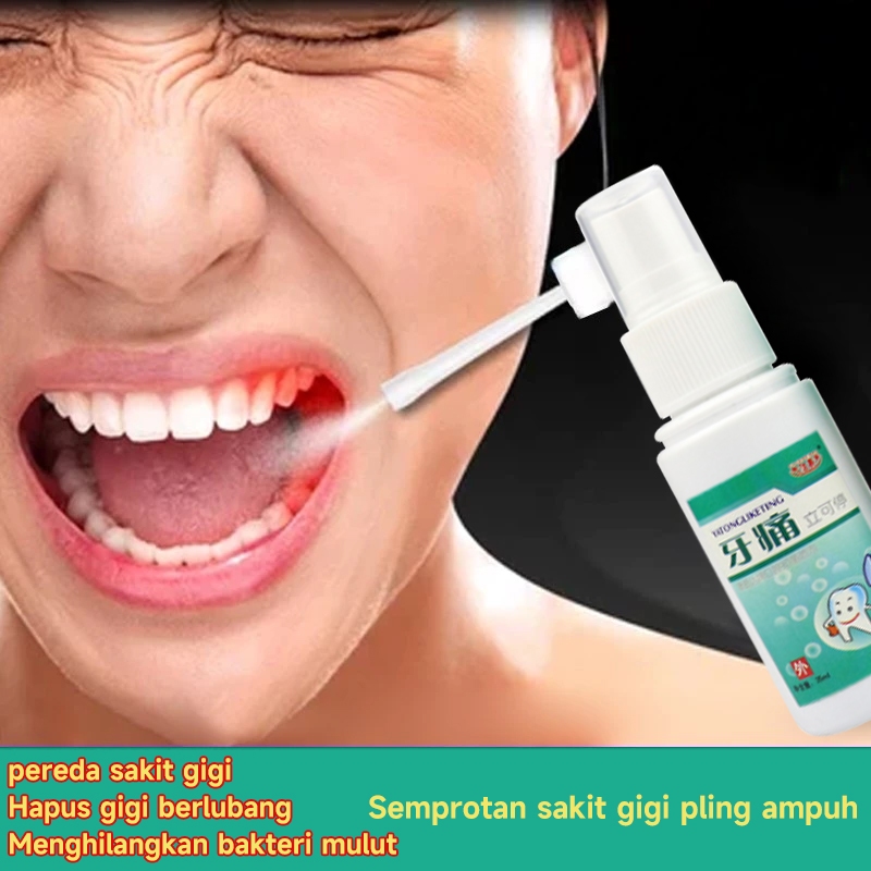 Jual Obat sakit gigi 35ml Semprotan pereda nyeri sakit gigi Pereda ...