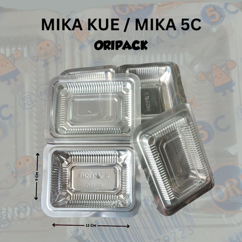 Jual mika kue / mika plastik 5c food grade isi 100 | Shopee Indonesia
