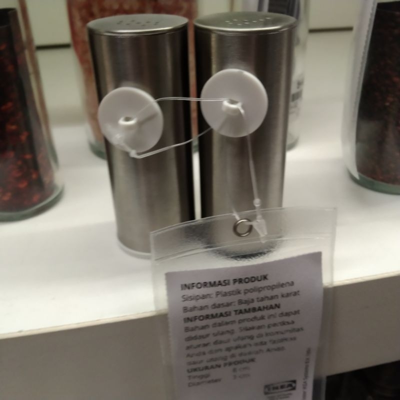 Jual / Halvtom Mini Shaker Garam Dan Merica 2Pc Salt And Pepper Shakers ...