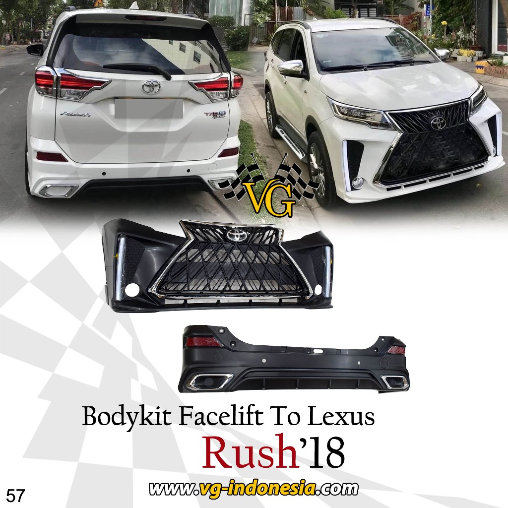 Jual RUSH TERIOS 2018 - 2023 BODYKIT UPGRADE LEXUS STYLE | Shopee Indonesia