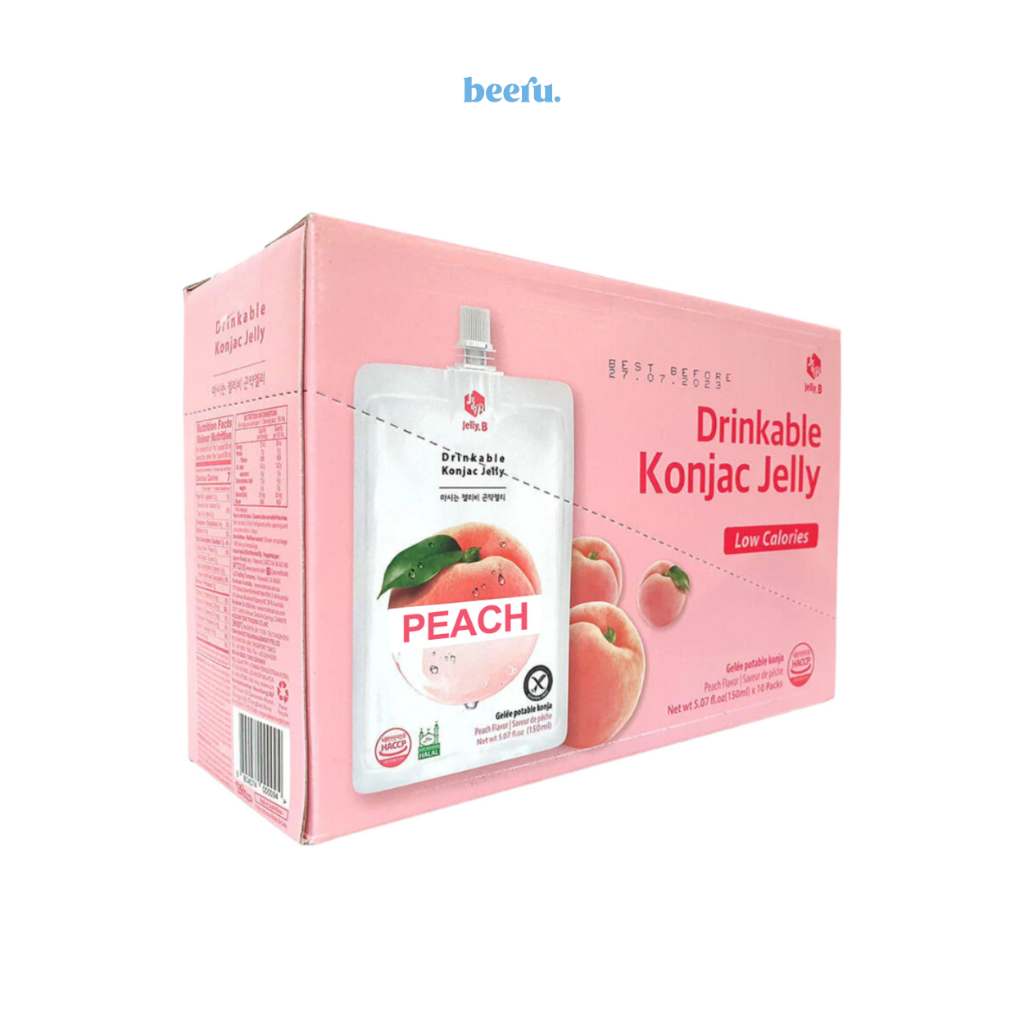 Jual Jelly B Konjac Peach - isi 10pcs | Shopee Indonesia