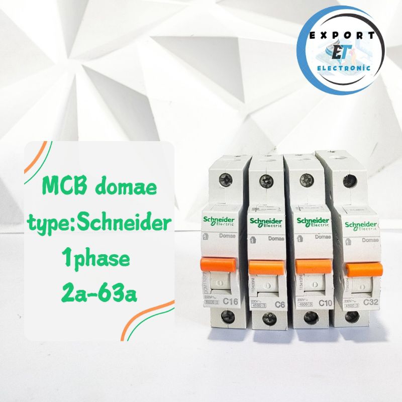Jual MCB DOMAE CL 2a 4a 6a 10a 16a 20a 25a 32a 40a 50a 63a original ...