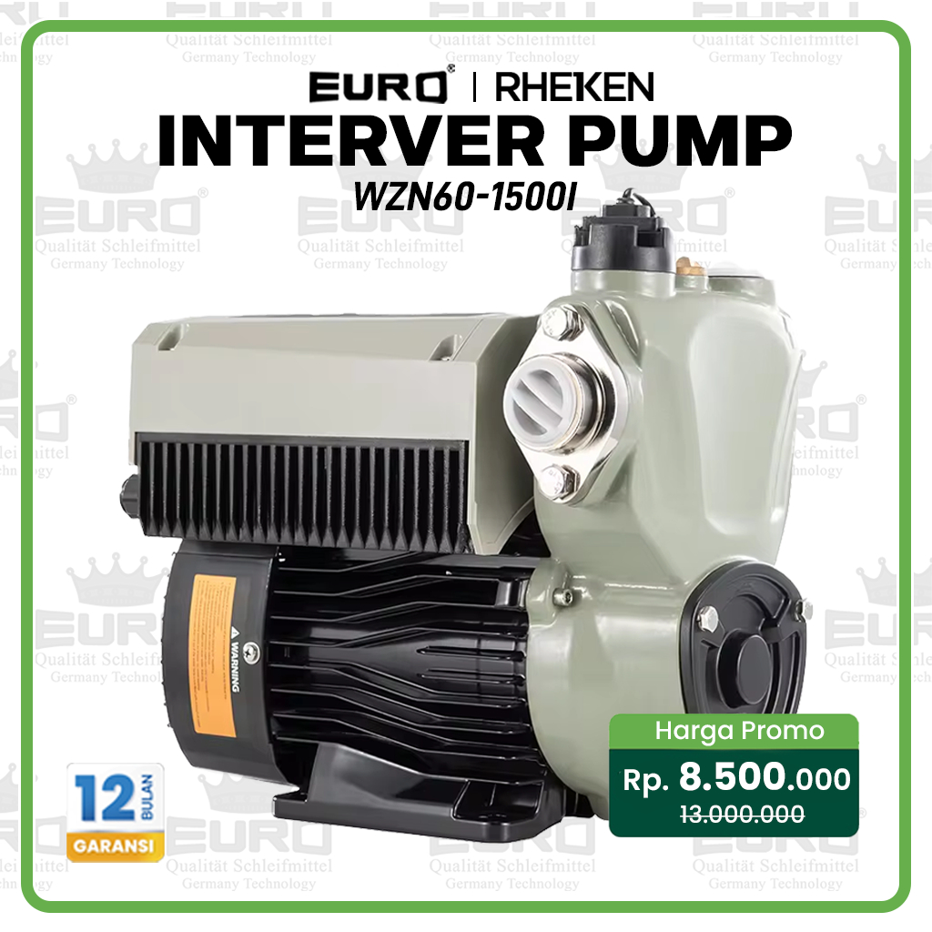 Jual EURO Pompa Booster Pendorong 1500W High Pressure Pump Booster ...