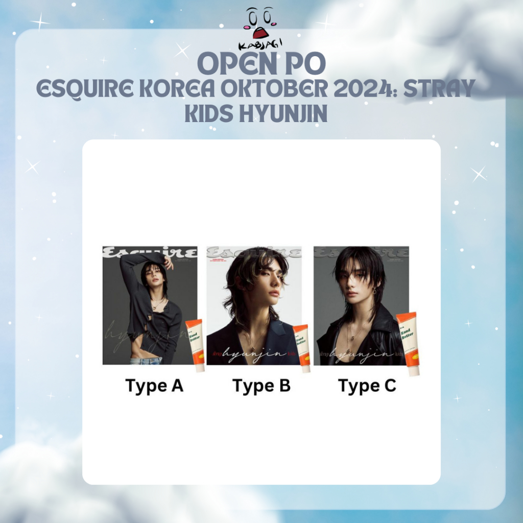Jual [BOOKED] ESQUIRE KOREA OCTOBER 2024: STRAY KIDS HYUNJIN | Shopee Indonesia
