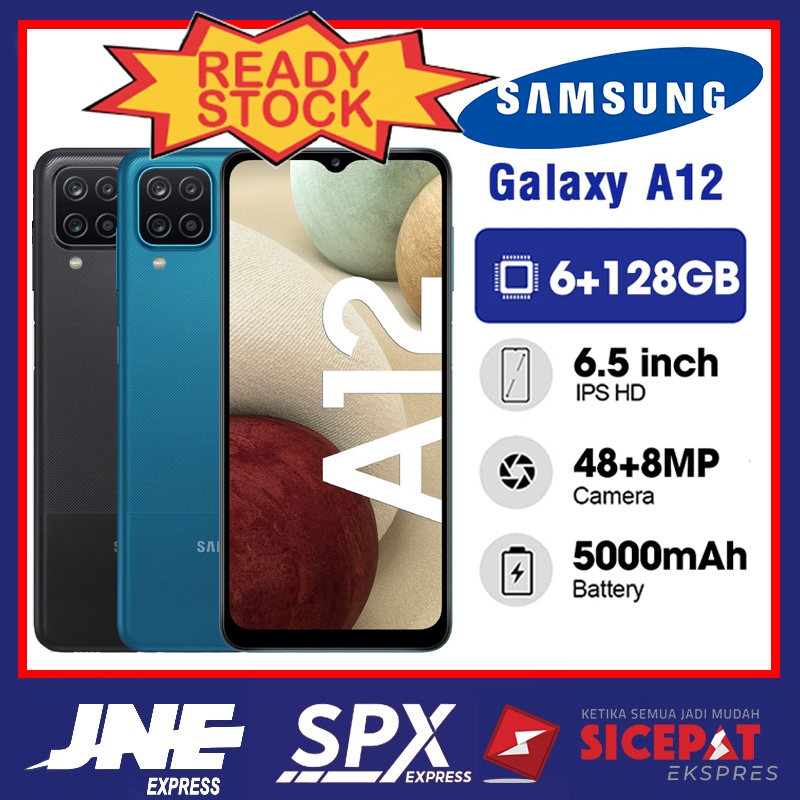 Jual HP Samsung Galaxy A12 Ram 6/128GB-4/128GB Smartphone 4G LET 6.5 ...