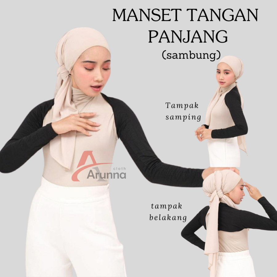 Jual Manset Tangan Sambung Wanita Anti Melorot Mangset Bolero Spandek ...