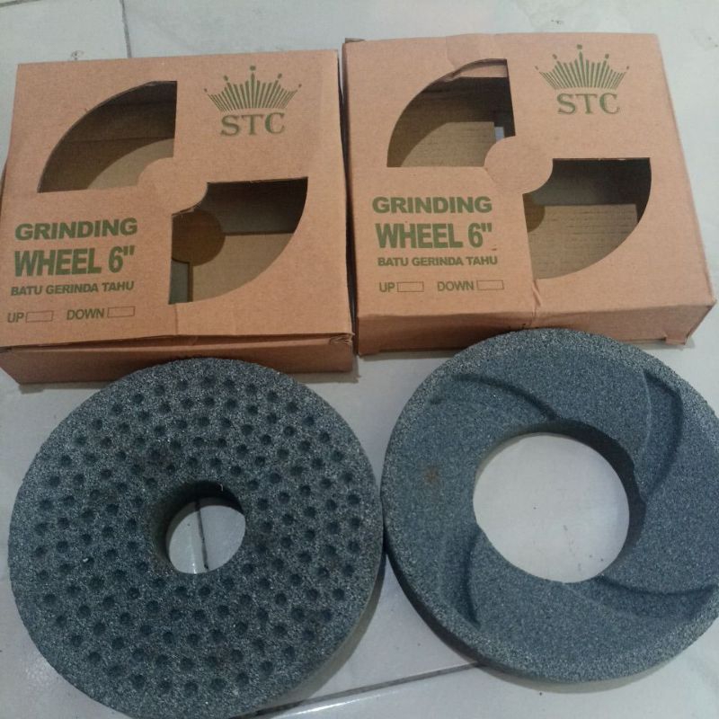 Jual Batu gerinda giling tahu atau kedelai stc 6inch + bubble | Shopee ...