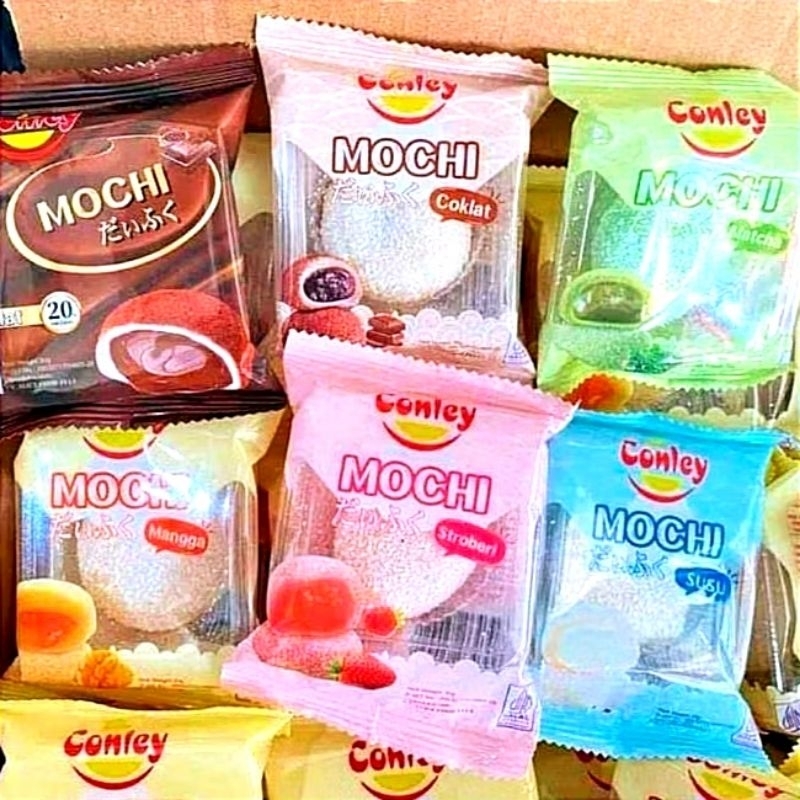 Jual Mochi Conley Varian Rasa mix 6pcs/Kue mochi Viral | Shopee Indonesia