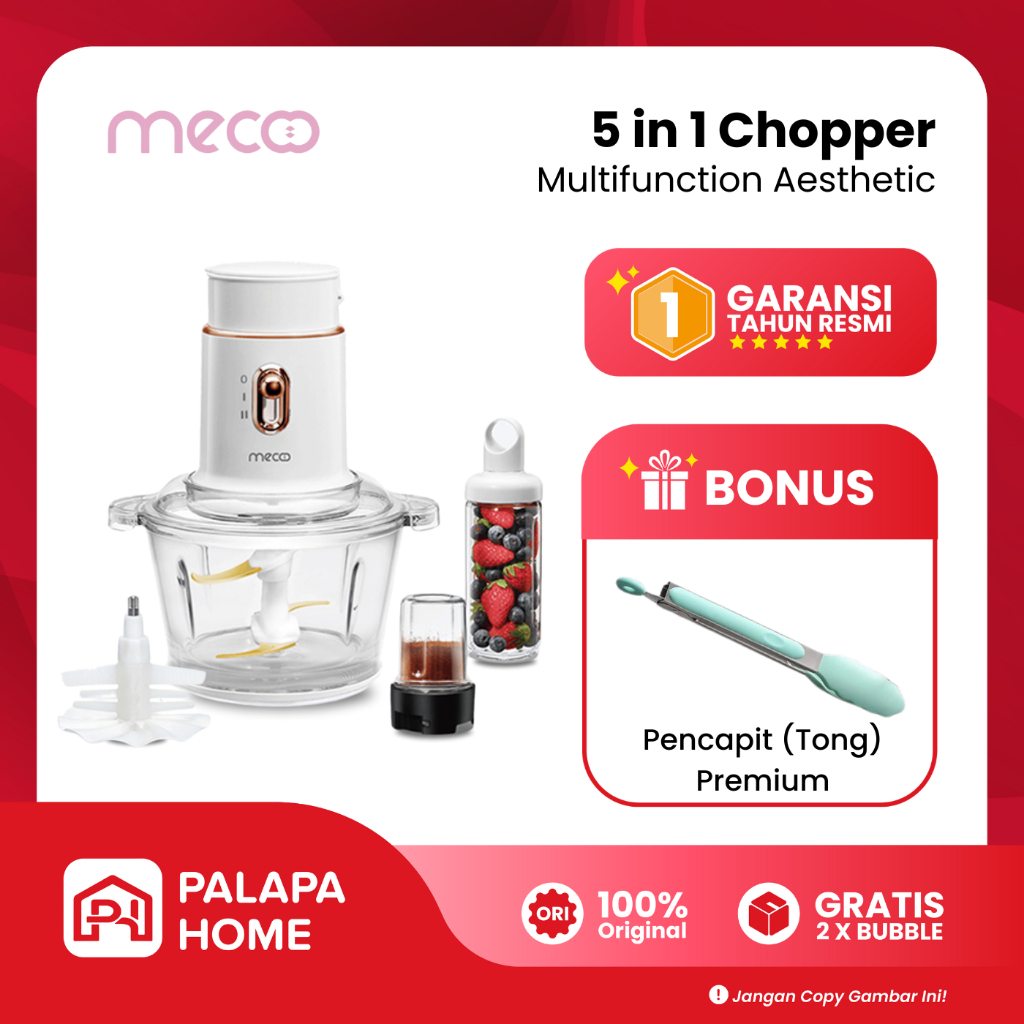 Jual Mecoo Chopper 5in1 Food Processor | Mecco Choper Blender ...