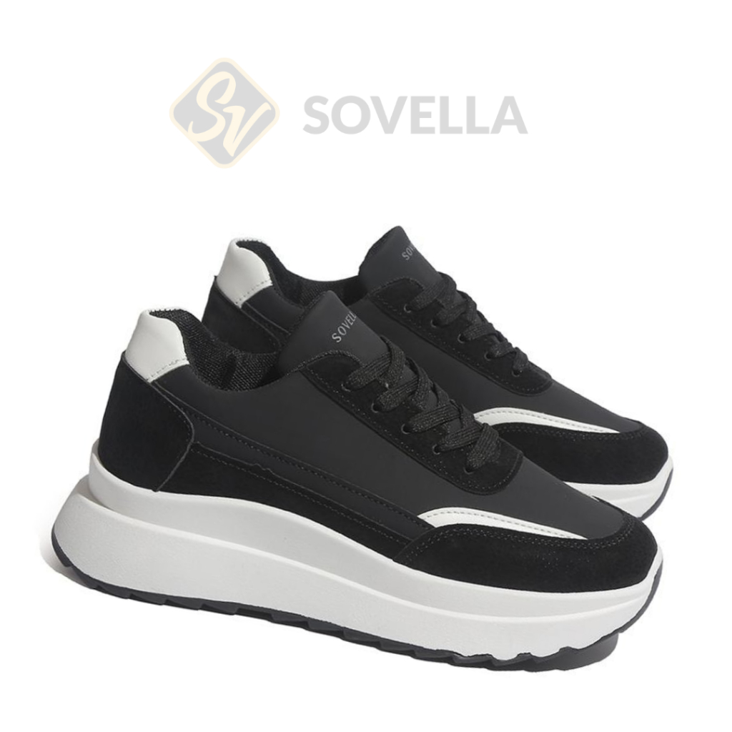 Jual SOVELLA Chassy Sepatu Sekolah Sneakers Olahraga Sport Boots Polos ...