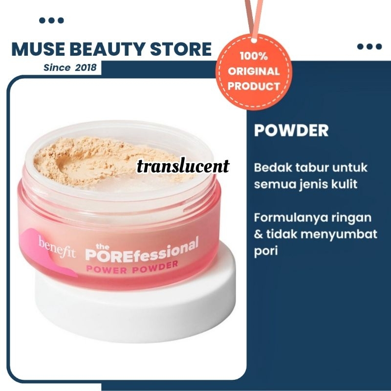 Jual [ BENEFIT ] THE POREFESSIONAL POWER LOOSE POWDER THE PROFESIONAL ...