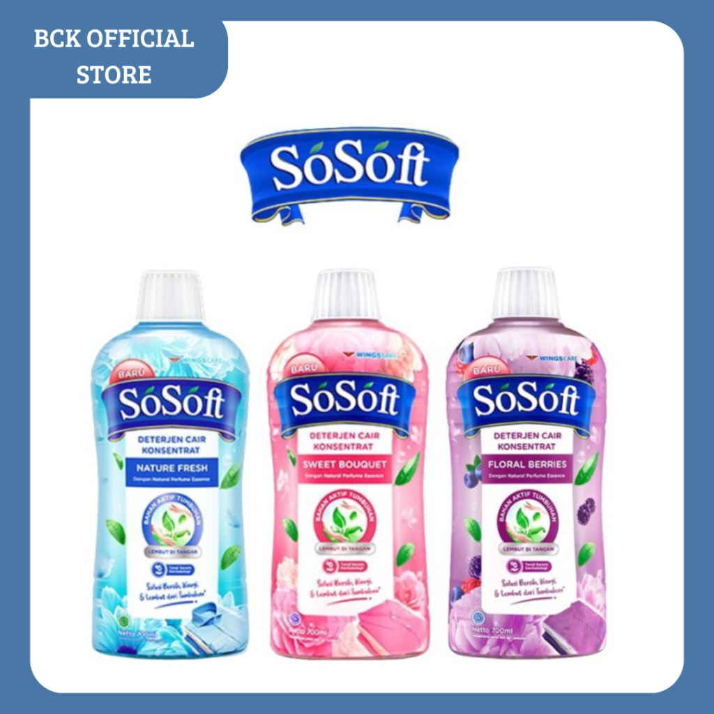 Jual So Soft Detergen Cair 700ml | Shopee Indonesia