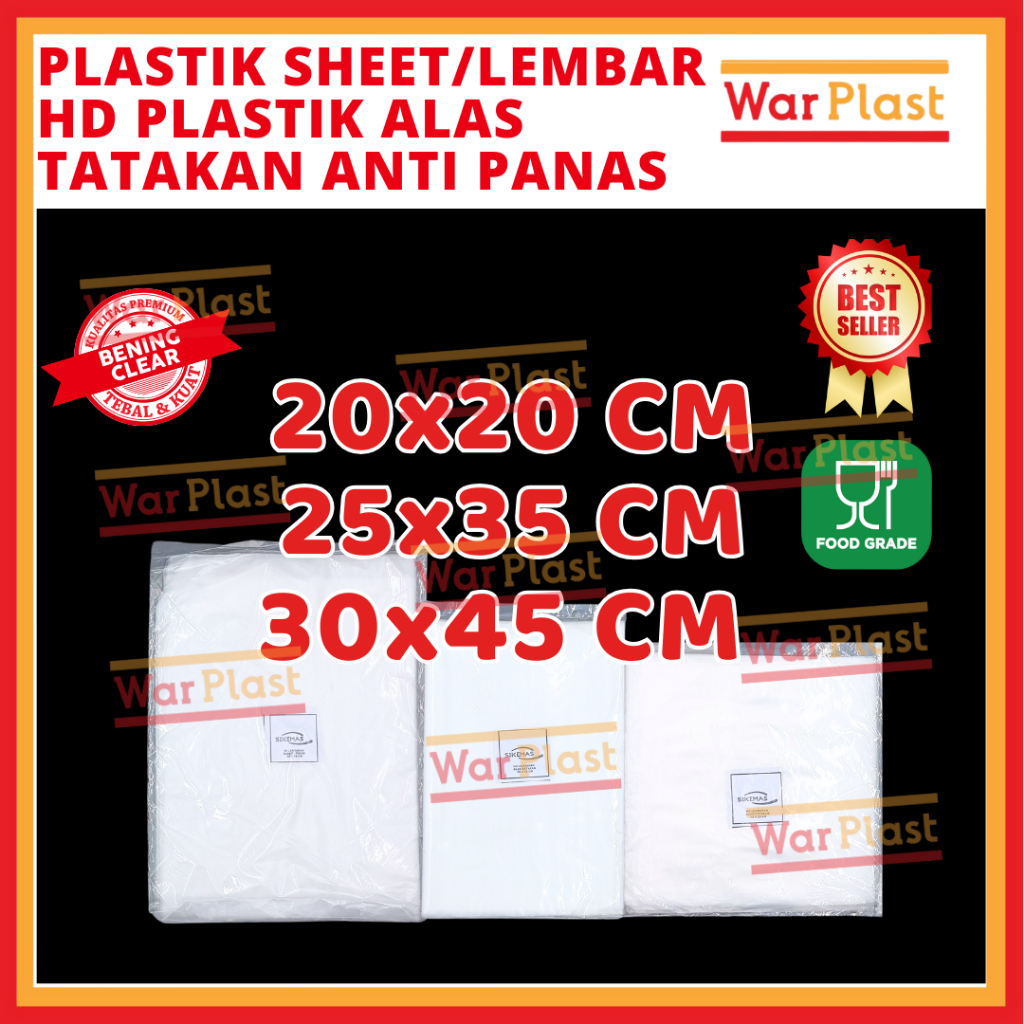 Jual Plastik Tatakan Plastik Alas Makanan Nasi , Mie / Plastik Sheet HD ...