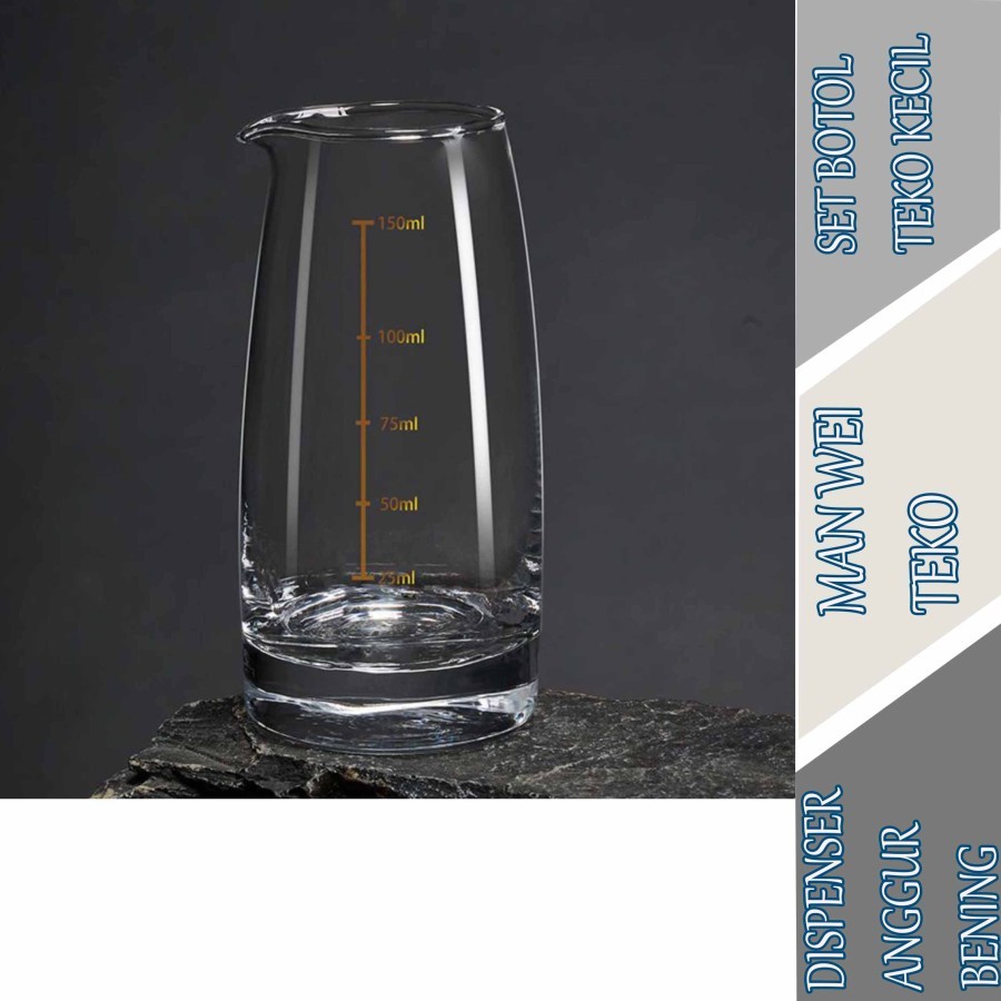 Jual Set Botol Teko Kecil - Man Wei - Dispenser Anggur Tanpa pegangan ...