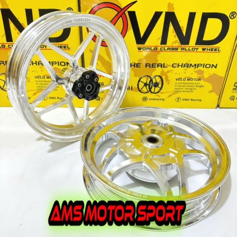 Jual Velg VND Racing V Speed V1 215x12 & 250x12 Ring 12 Grand Filano/ Freego Pnp Original VND ...