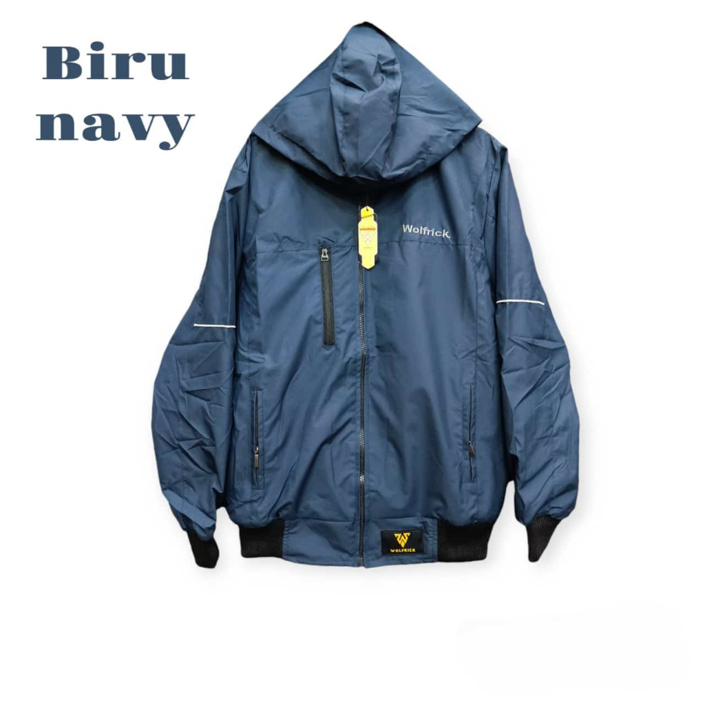 Jual JAKET PARASUT PRIA WOLFRICK WATERPROOF TERBARU ORIGINAL/ANTI AIR ...