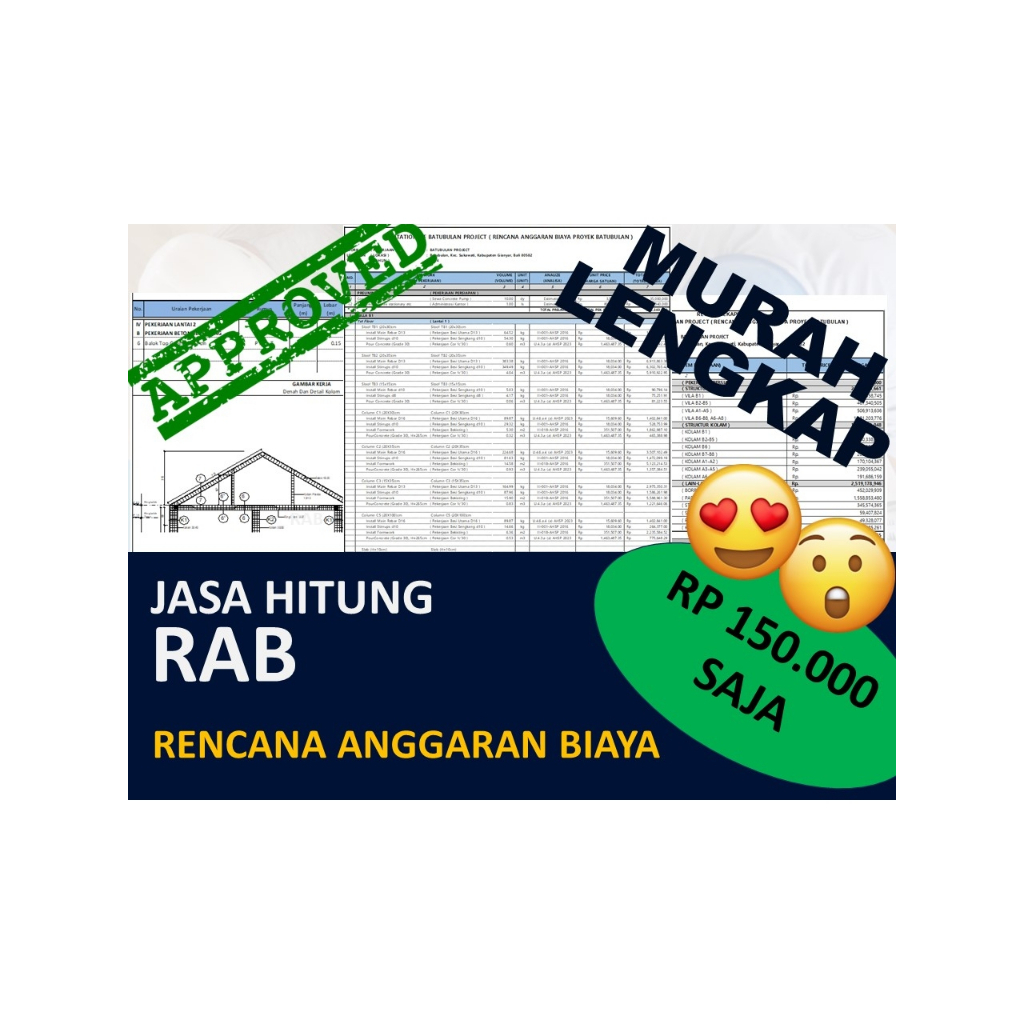 Jual JASA HITUNG RAB (MURAH ! LENGKAP ! ) | Shopee Indonesia