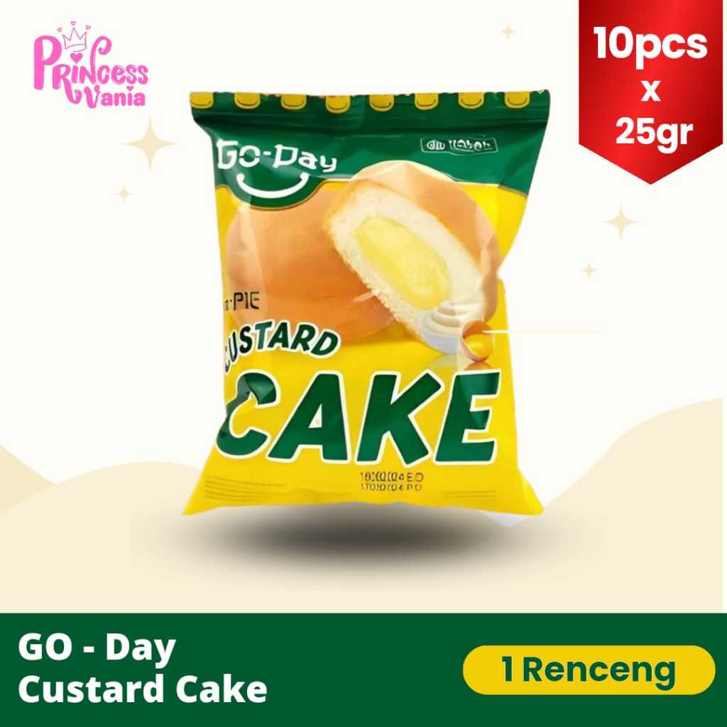 Jual 1 RENCENG GODAY GO PIE CUSTARD CAKE 25GR CEMILAN SNACK MAKANAN ...