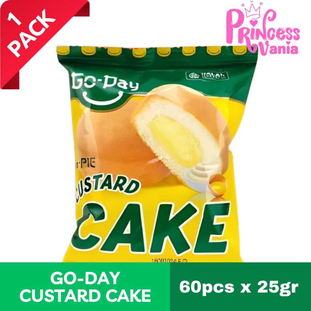 Jual 1 PACK GROSIR GODAY GO PIE CUSTARD CAKE 25GR CEMILAN SNACK MAKANAN ...