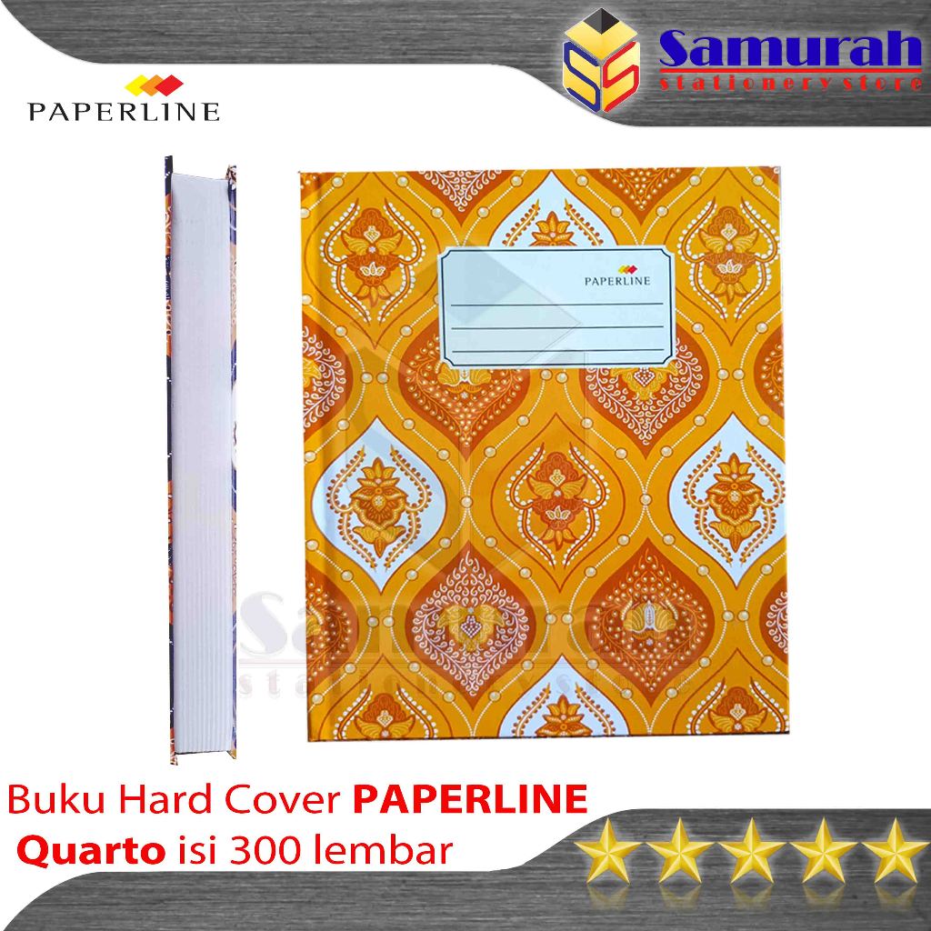 Jual Buku Hard Cover Paperline Quarto isi 300 lembar / Buku Akutansi ...