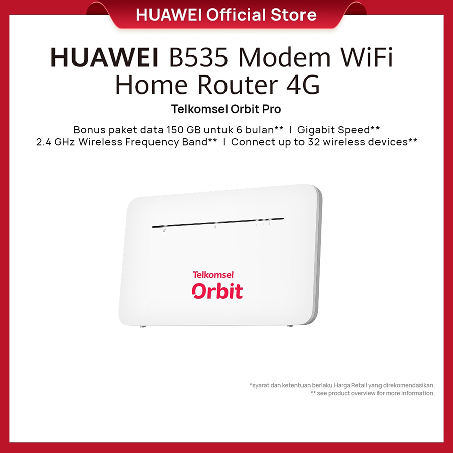 Jual Telkomsel Orbit Pro H1 Modem WiFi 4G High Speed Bonus Data ...