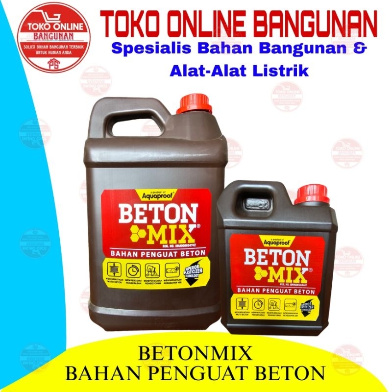 Jual BETON MIX OBAT PENGERAS COR / BAHAN PENGUAT BETON BETONMIX 1 KG ...