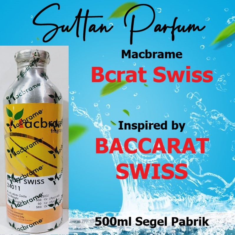Jual Bibit Asli Parfum BACCARAT SWISS by Macbrame - Bcrat Swiss 500ml ...