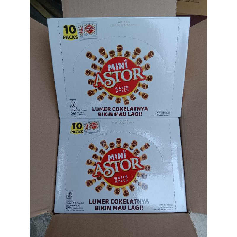 Jual Mini Astor Wafer Rolls 1 Box | Shopee Indonesia
