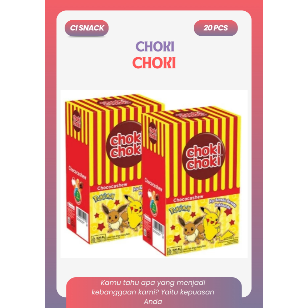 Jual Choki Choki Cokelat Pasta dengan Kacang Mede | Shopee Indonesia