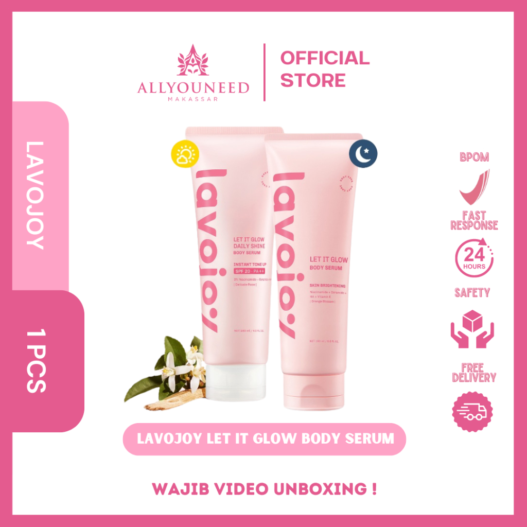 Jual Lavojoy Let It Glow Body Serum 180 ml | Shopee Indonesia