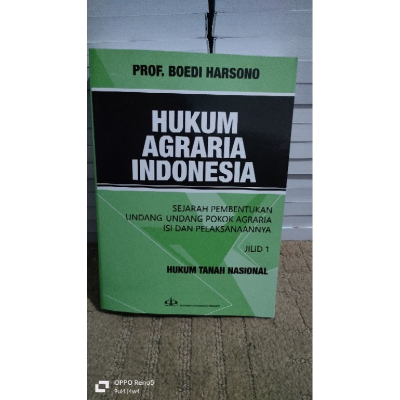 Jual Hukum Agraria Indonesia - Prof. Boedi Harsono | Shopee Indonesia