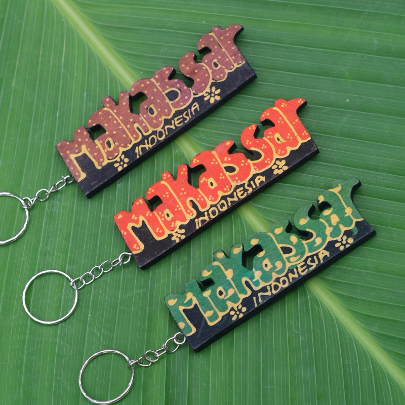 Jual Gantungan Kunci MAKASSAR / Souvenir Oleh-Oleh Khas Kota Makassar Indonesia | Shopee Indonesia