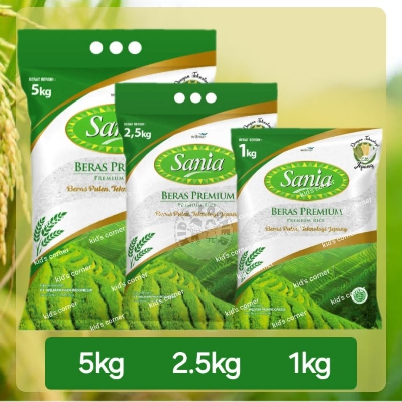 Jual Sania Beras [5kg][2,5kg][1kg] Premium Pulen Rice | Shopee Indonesia