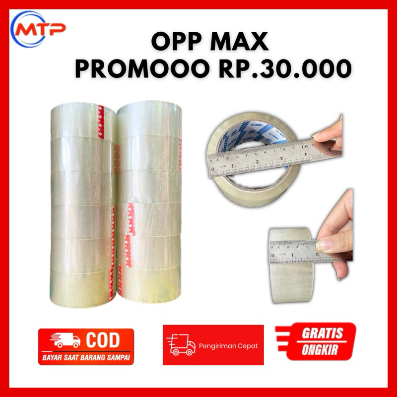 Jual PROMO!!!!! LAKBAN PACKING TERMURAH RP.30.000 2 INCH X 80 YARD ...