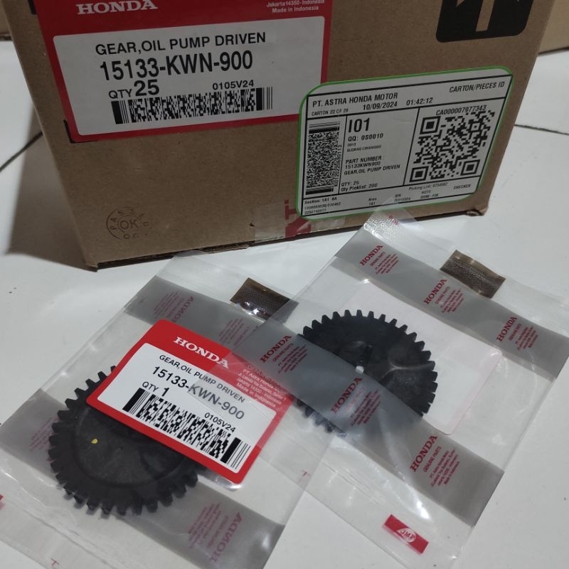 Jual 15133-KWN-900 Gigi pompa oli Vario 125 ADV PCX Vario 150 gear oil pump driven original ...