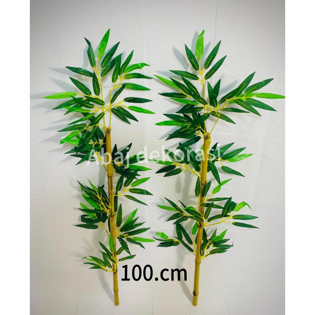 Jual BATANG BAMBU ARTIFICIAL100 CM /pohon bunga artificial partisi ...