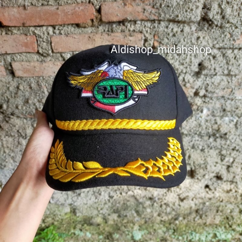 Jual topi Logo Rapi wings bahan laken LOGO TIMBUL | Shopee Indonesia
