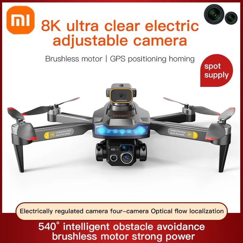 Jual drone brushless GPS P15 PRO dual camera 8K optical flow drone kamera | Shopee Indonesia