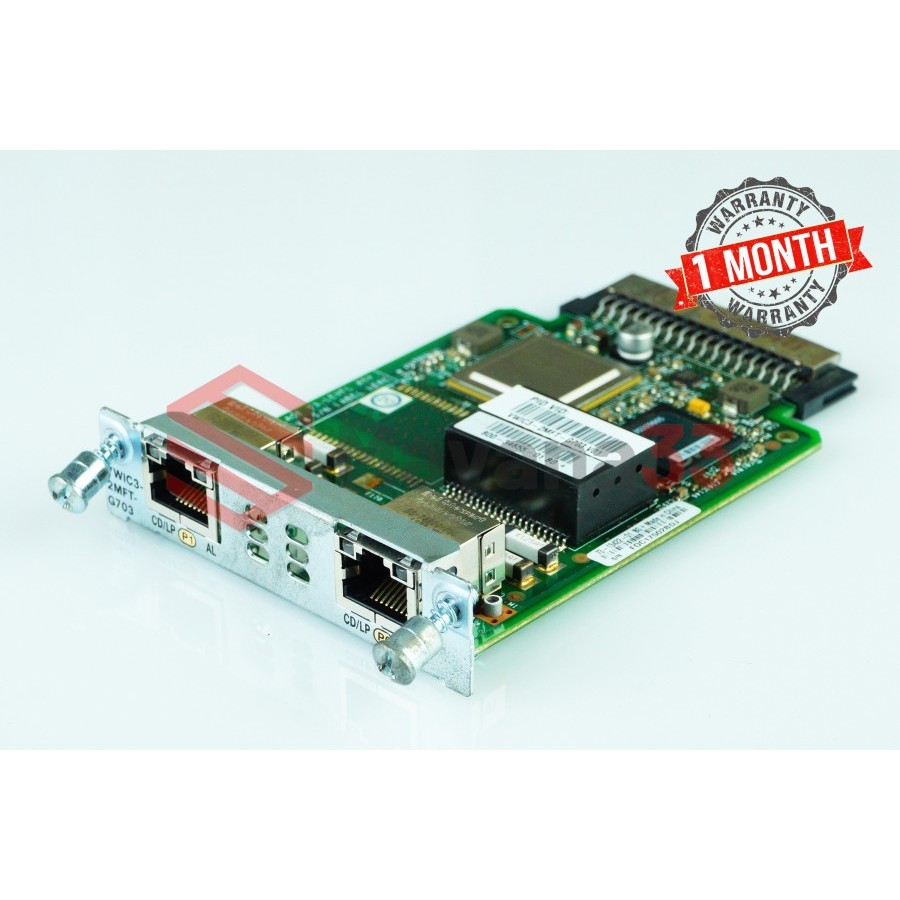 Jual Modul Router Cisco VWIC3-2MFT-G703 Voice WAN Interface Card ...