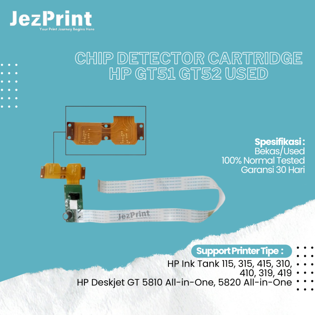 Jual Chip Detector Carriage Unit GT51 GT52 Black Color Pembaca Rumah ...