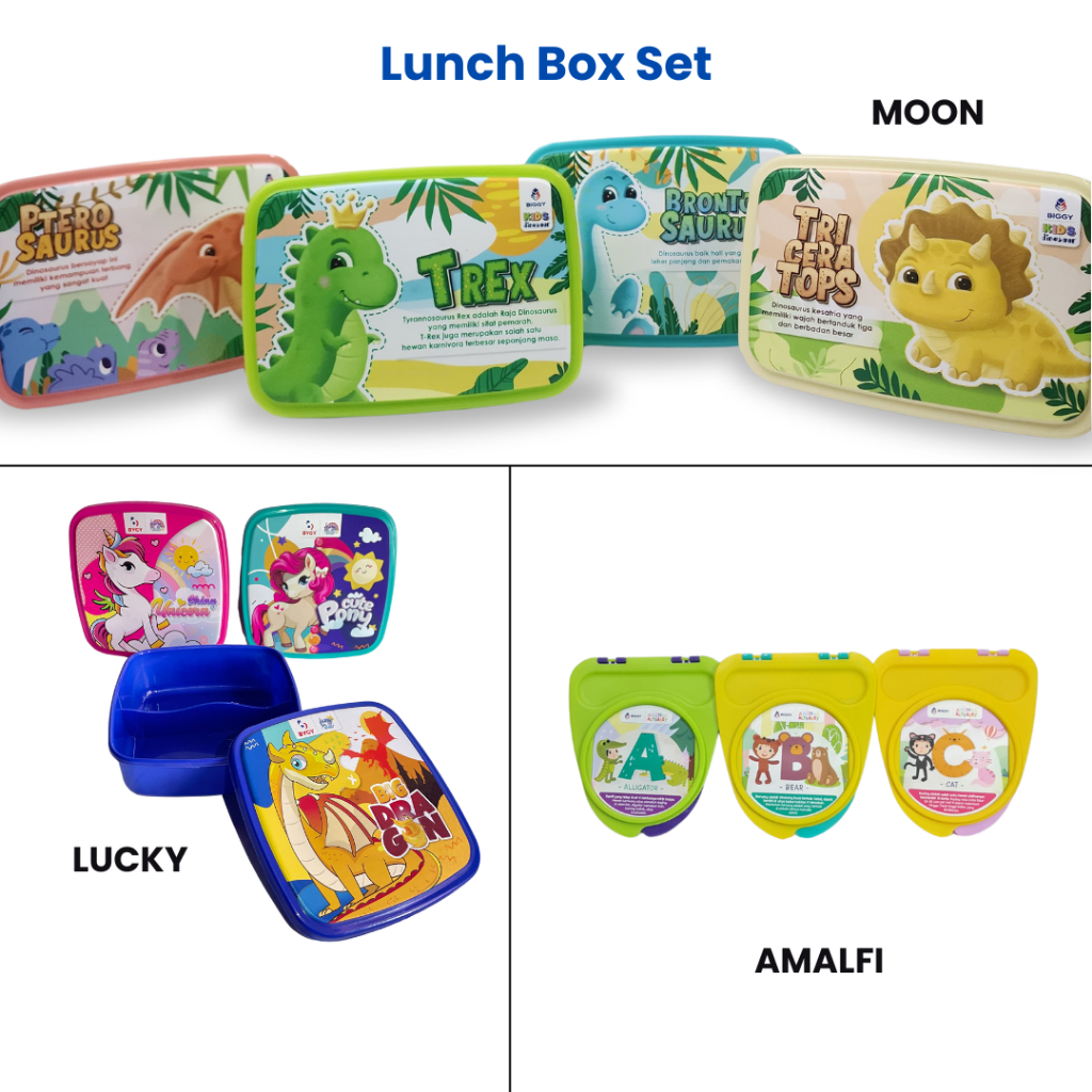 Jual Lunch Box MOON Lunch Box KONI Lunch Box OWL Lunch Box Amalfi Biggy ...