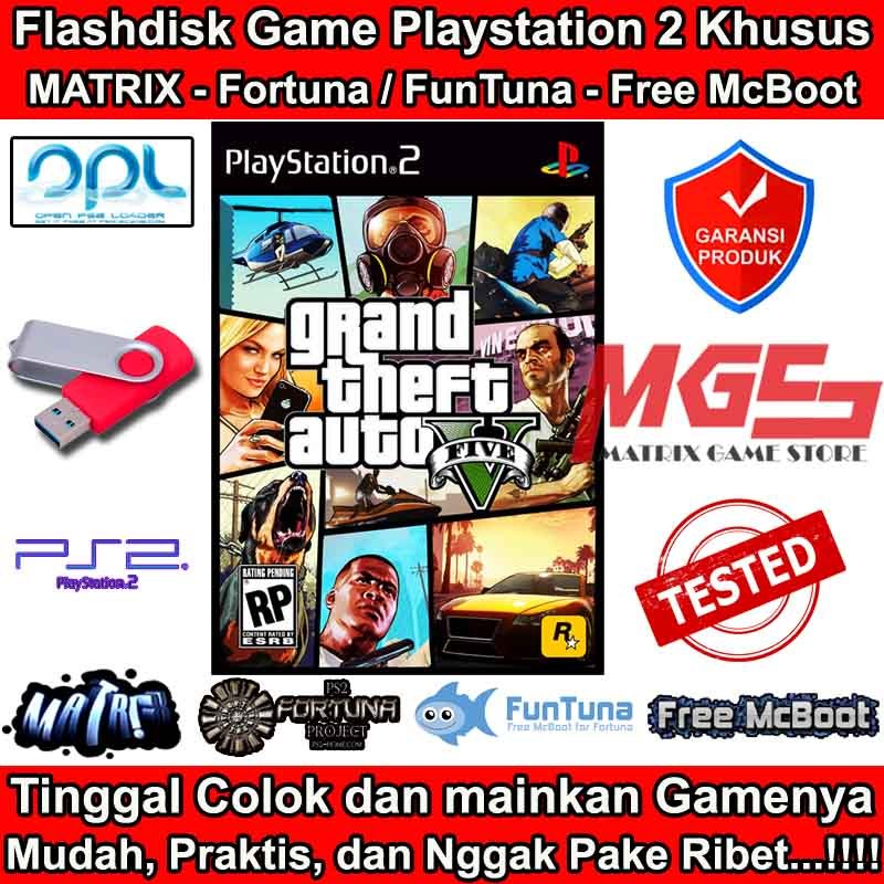 Jual Flashdisk Game PS2 PS 2 Grand Theft Auto 5 - GTA 5 - GTA V ...