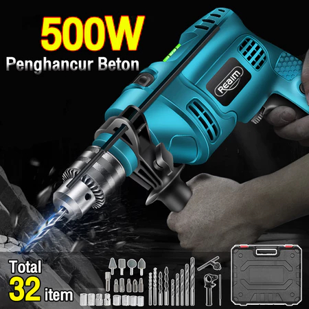 Jual Mesin Bor Listrik 13mm Bolak Balik Electric Drill Bor Beton Kayu ...