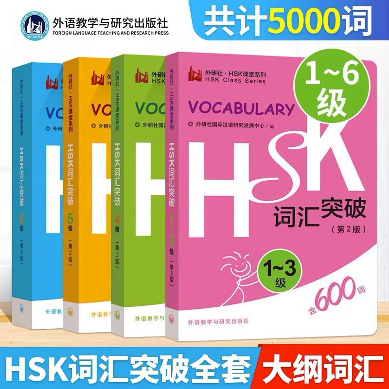 Jual (READY HSK 4) BUKU VOCABULARY HSK 1-6 / BUKU PANDUAN PERSIAPAN MANDARIN HSK 1-6 | Shopee ...